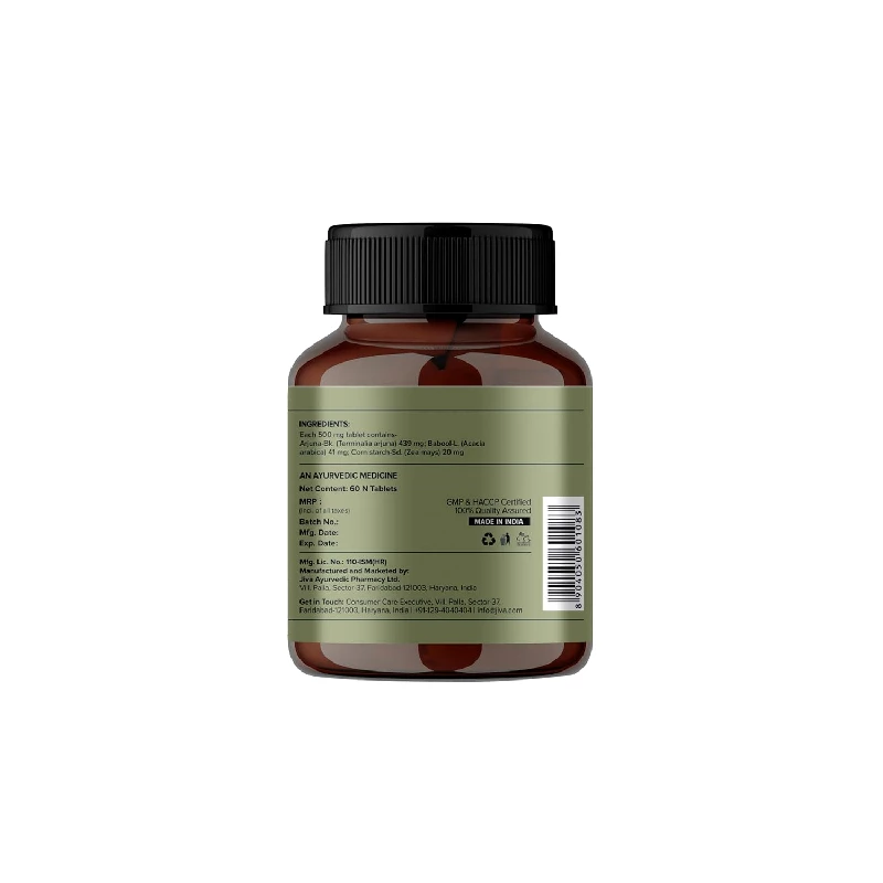 Jiva Ayurveda Arjuna 60 Tablets 500mg